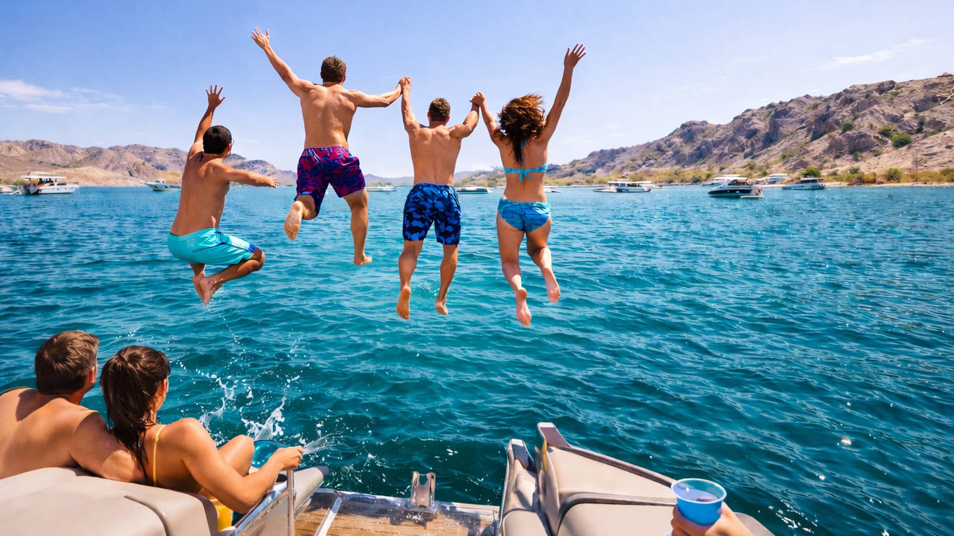 Lake Havasu Party Boat | Private Charter with Slides & Captain